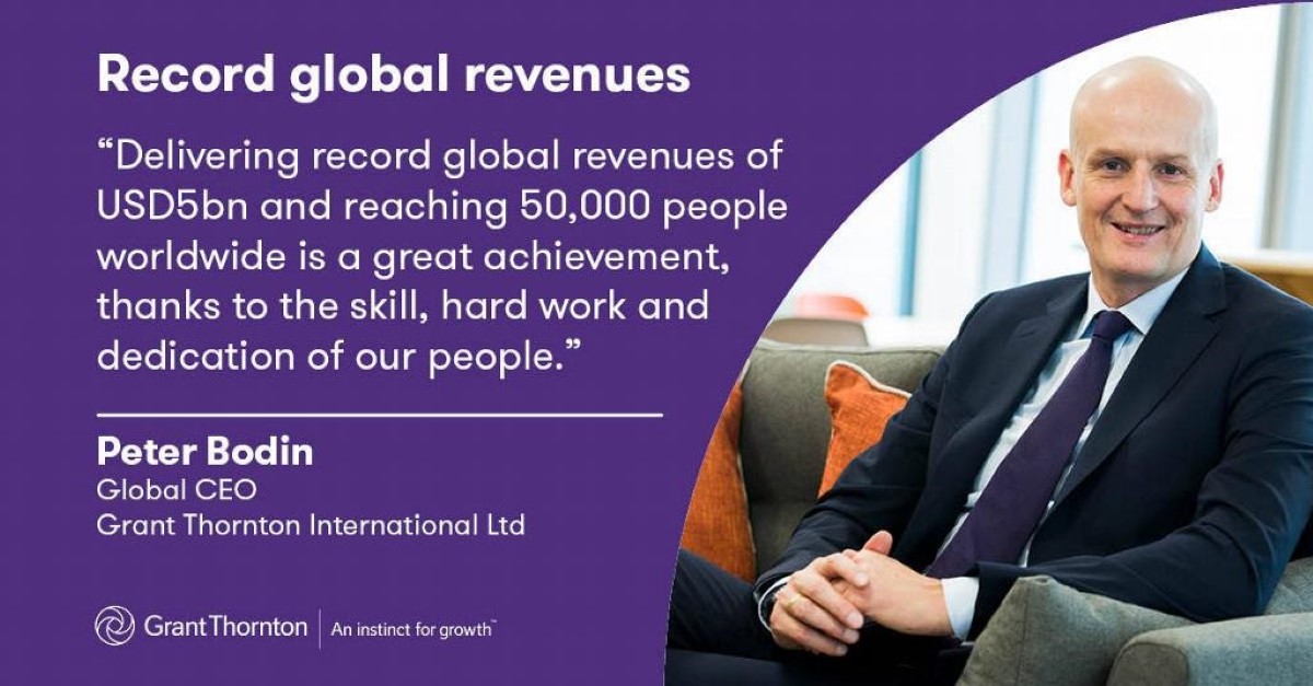 New CEO and record global revenues | Bernoni Grant Thornton