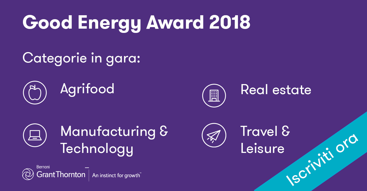Good Energy Award | Bernoni Grant Thornton